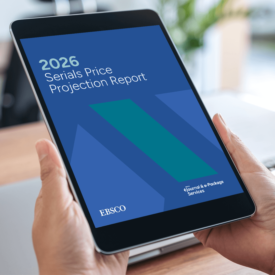 EBSCO Serials Price Projection Report 2026 | EBSCO