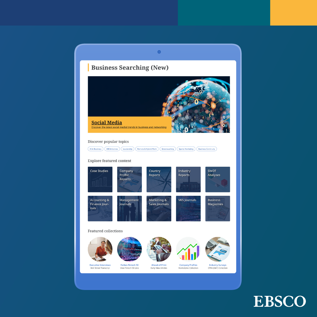 EBSCO's New Business Searching Interface - Ebsco Business Searching Interface Bsi | EBSCO