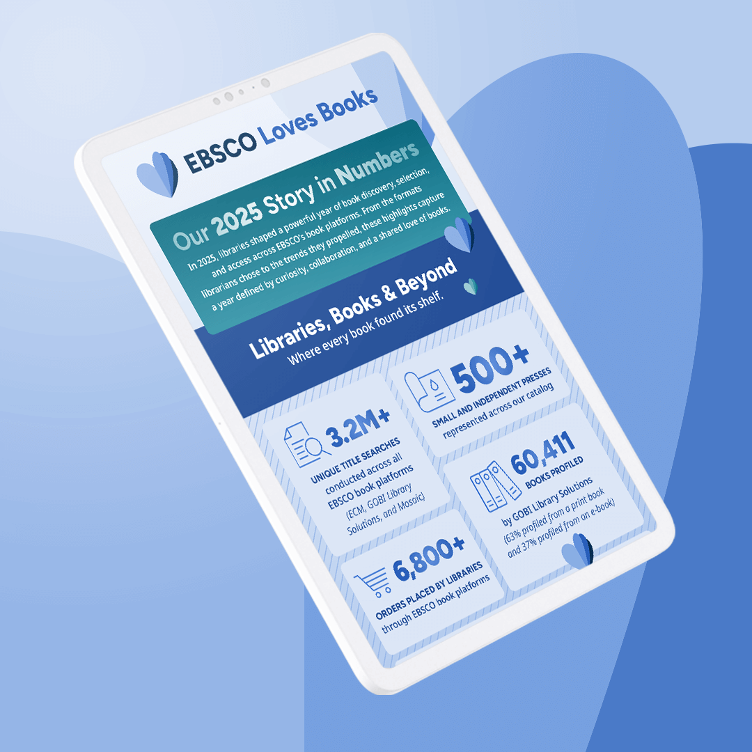 EBSCO Loves Books: Our 2025 Story in Numbers | EBSCO