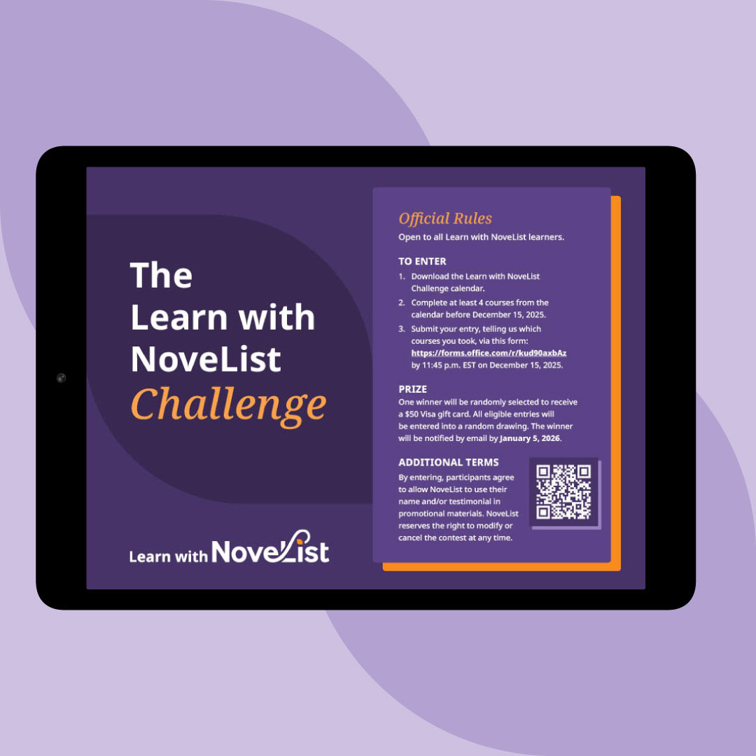 The Learn with NoveList Challenge 2025 - Learn Novelist Challenge 2025 | EBSCO